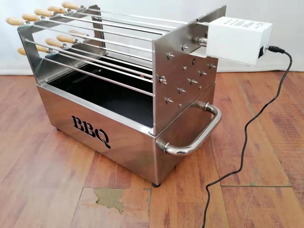 Mini removable skewer gear yakitori kebab electric bbq grill machine