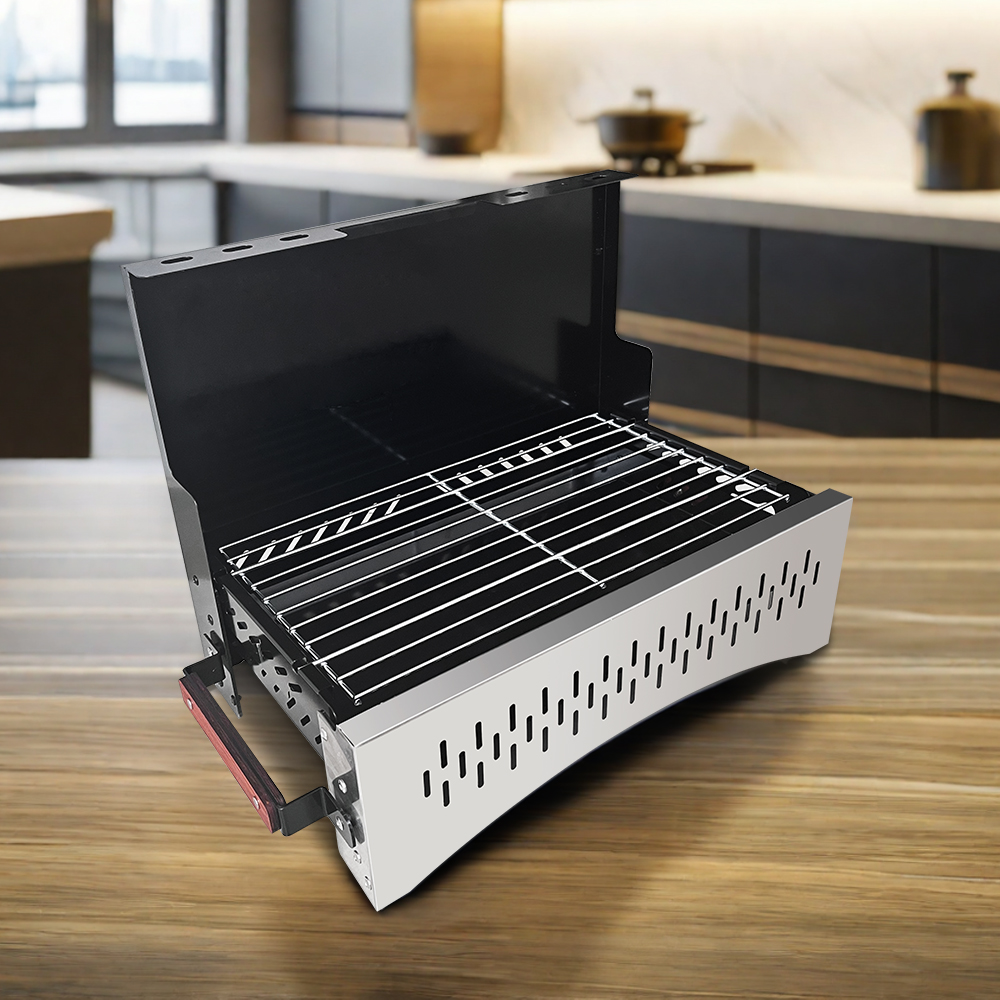 Camping Campfire Grill Portable Folding Charcoal Grills Backpacking BBQ Grill Heavy Duty Firepit ...